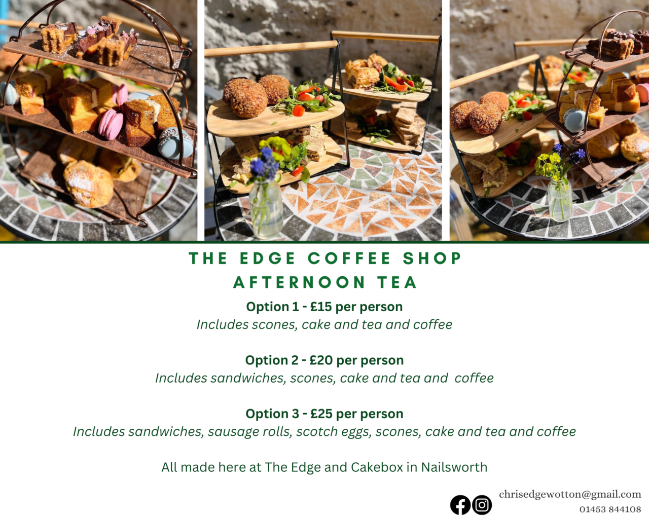 Afternoon Tea – The Edge Coffee Shop,